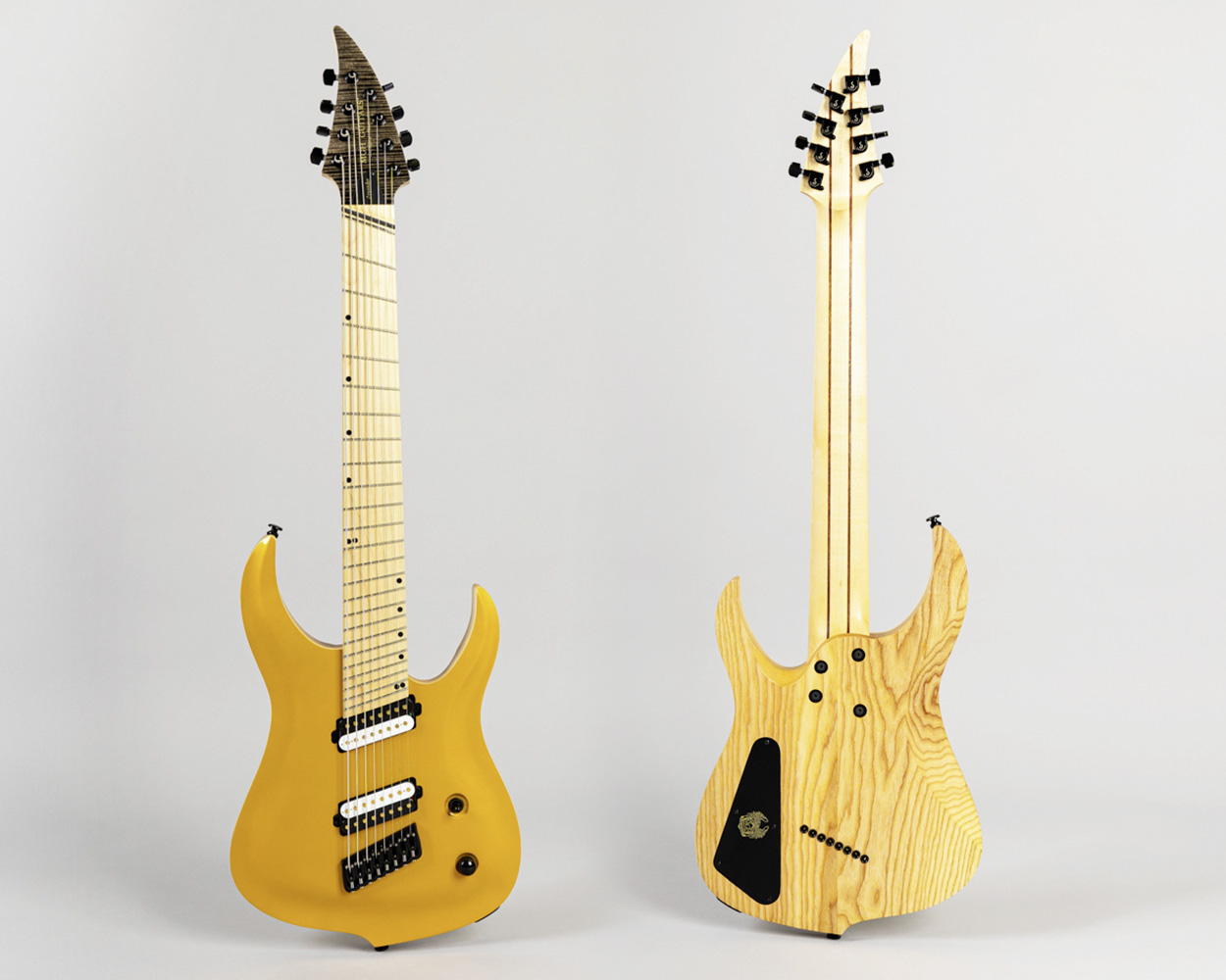 Crusader – 8 – String Multiscale – Gold Top – MGH Guitars